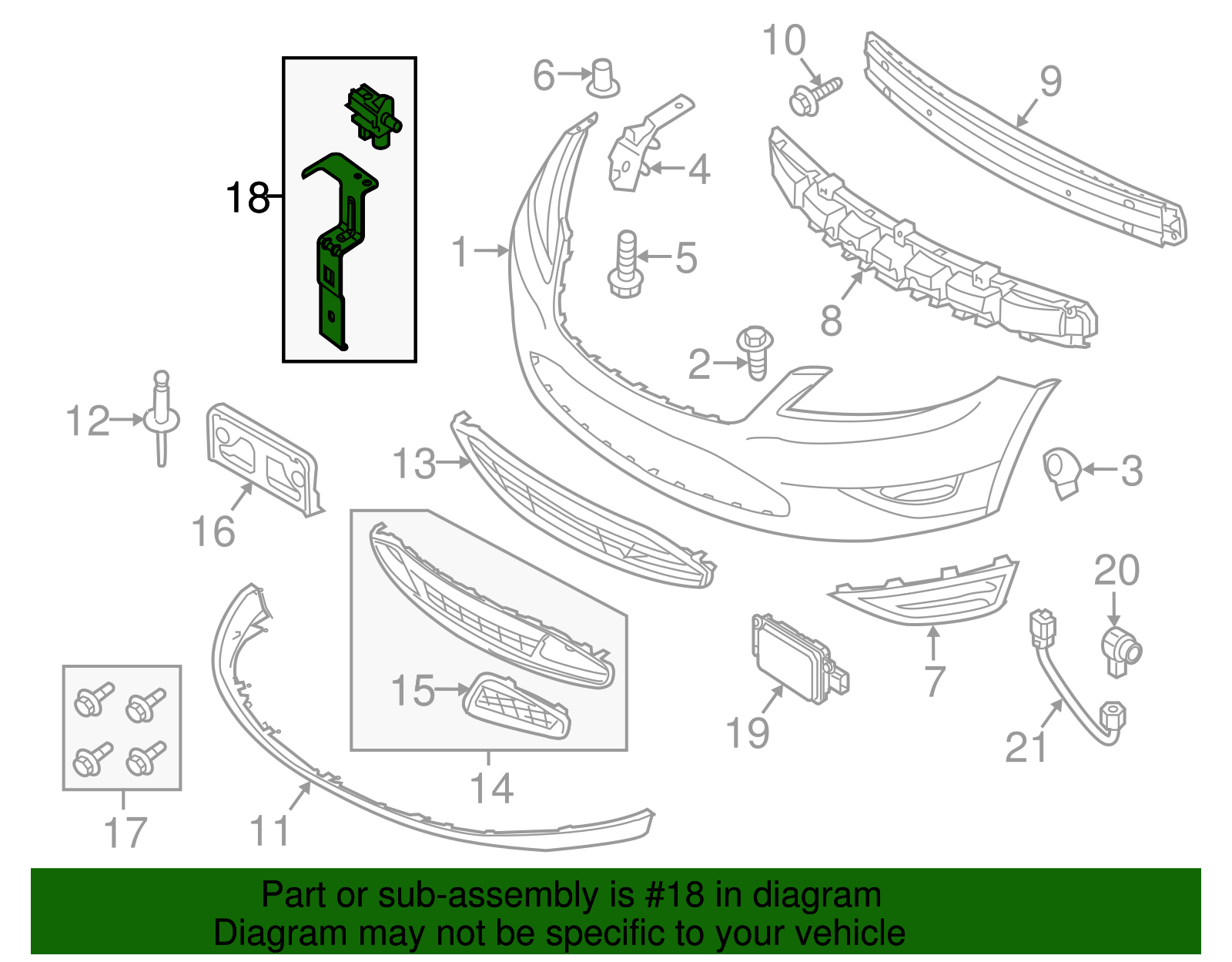 2013-2019 Ford Air Temp Sensor DG1Z-12A647-A | TascaParts.com