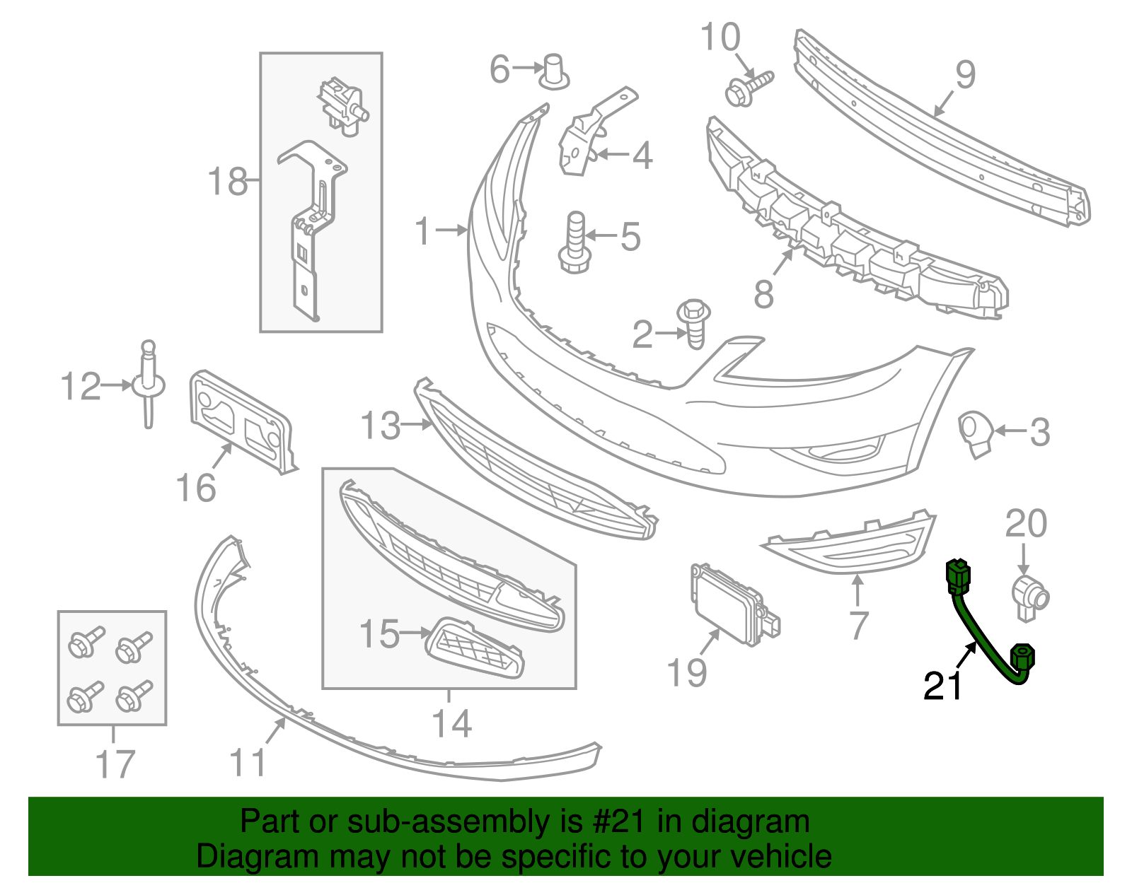DG1Z-15K867-AA - 2013-2019 Ford Taurus - Wire Harness | Dealer Auto Parts