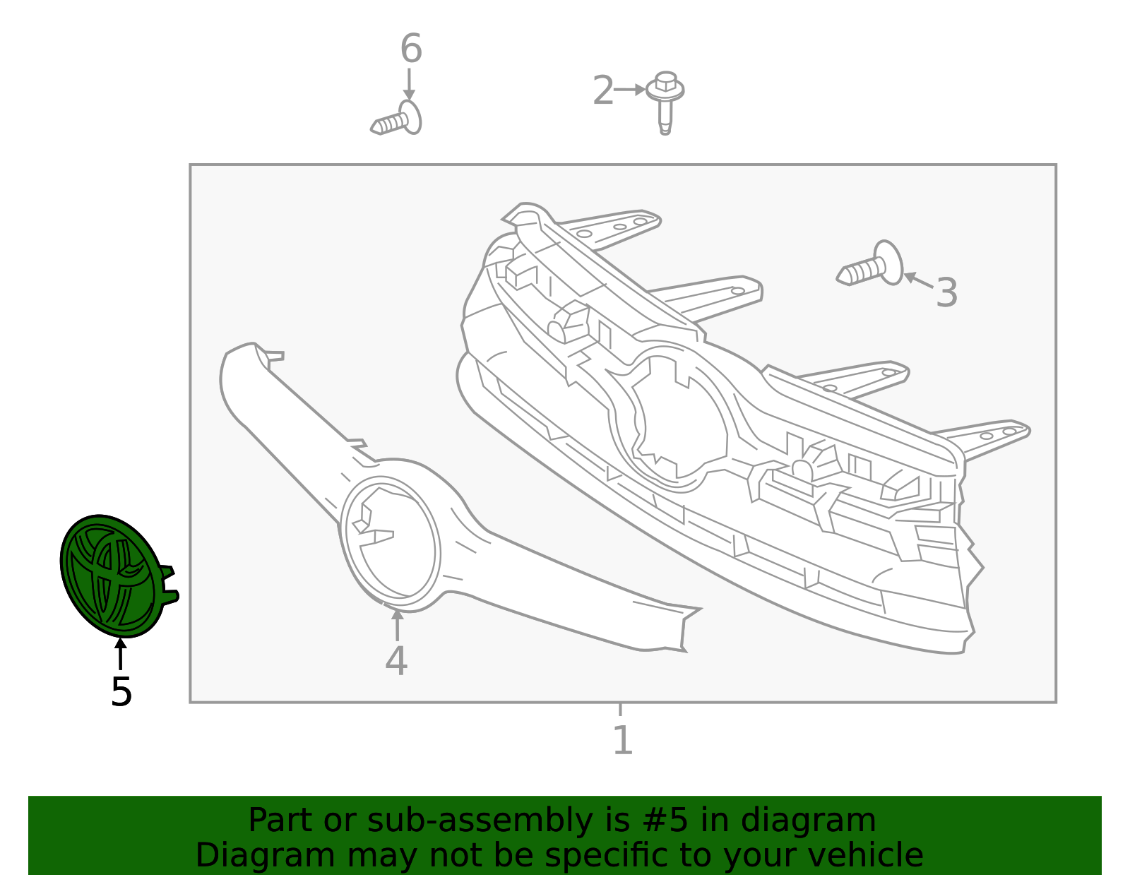75310-0E010 - Emblem 2014-2016 Toyota Highlander | Toyota San Diego Parts