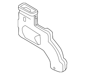 2017-2020 Nissan Rogue Air Tube 16578-4BA2A | Team Nissan Inc.