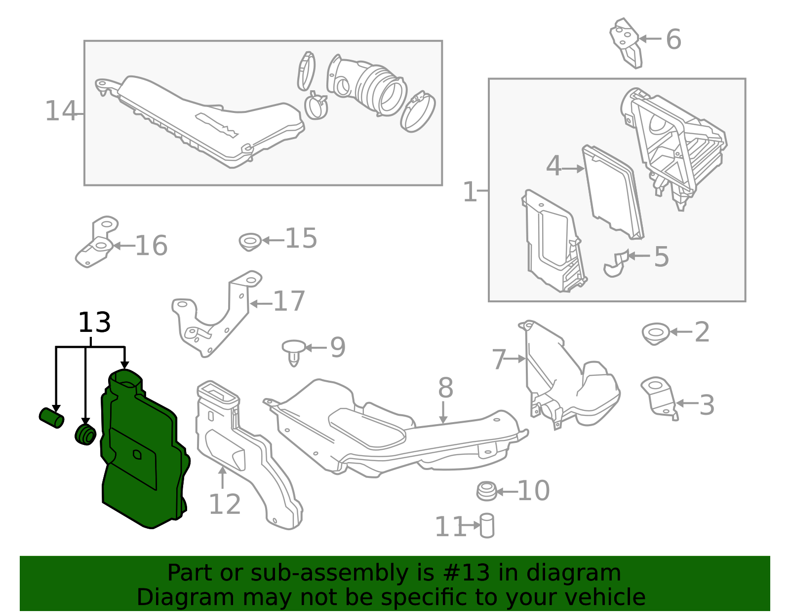 16585-4BA1A - High-Quality Engine Air Intake Resonator for 2014-2020 ...