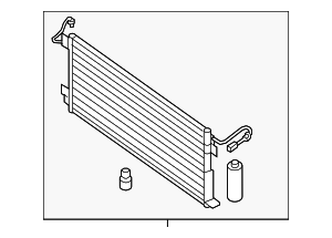 2020-2024 Nissan Condenser Assembly 92100-9FV5A | My Nissan Part