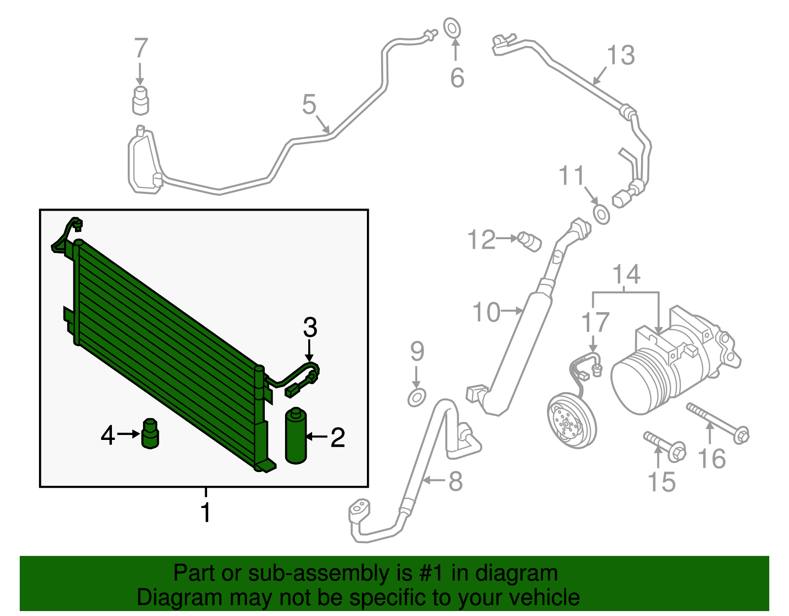 92100-9FV5A - Condenser Assembly 2020-2024 Nissan | Nissan Parts ...