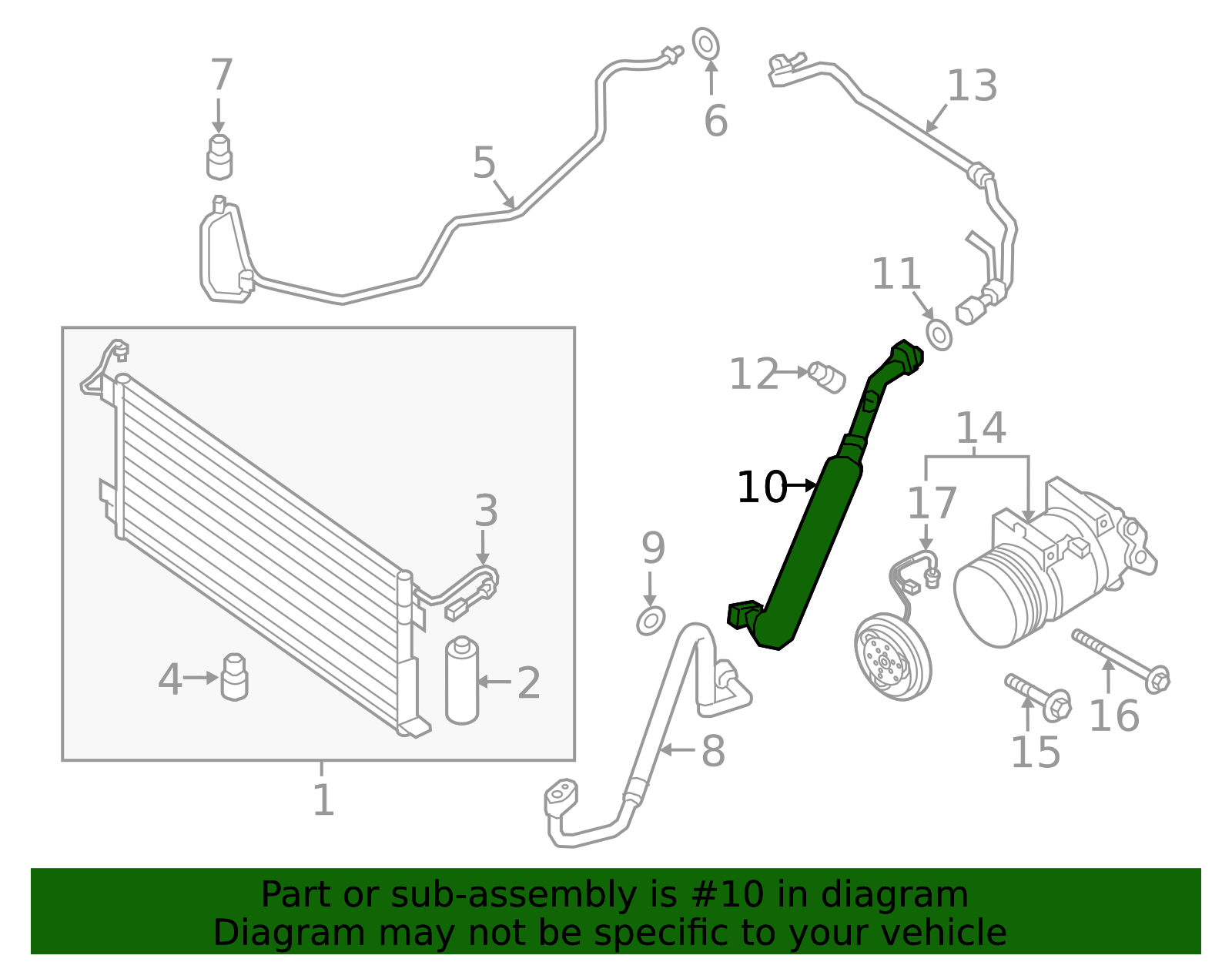92480-EZ30A - High-Quality Suction Hose for 2016 Nissan TITAN XD ...