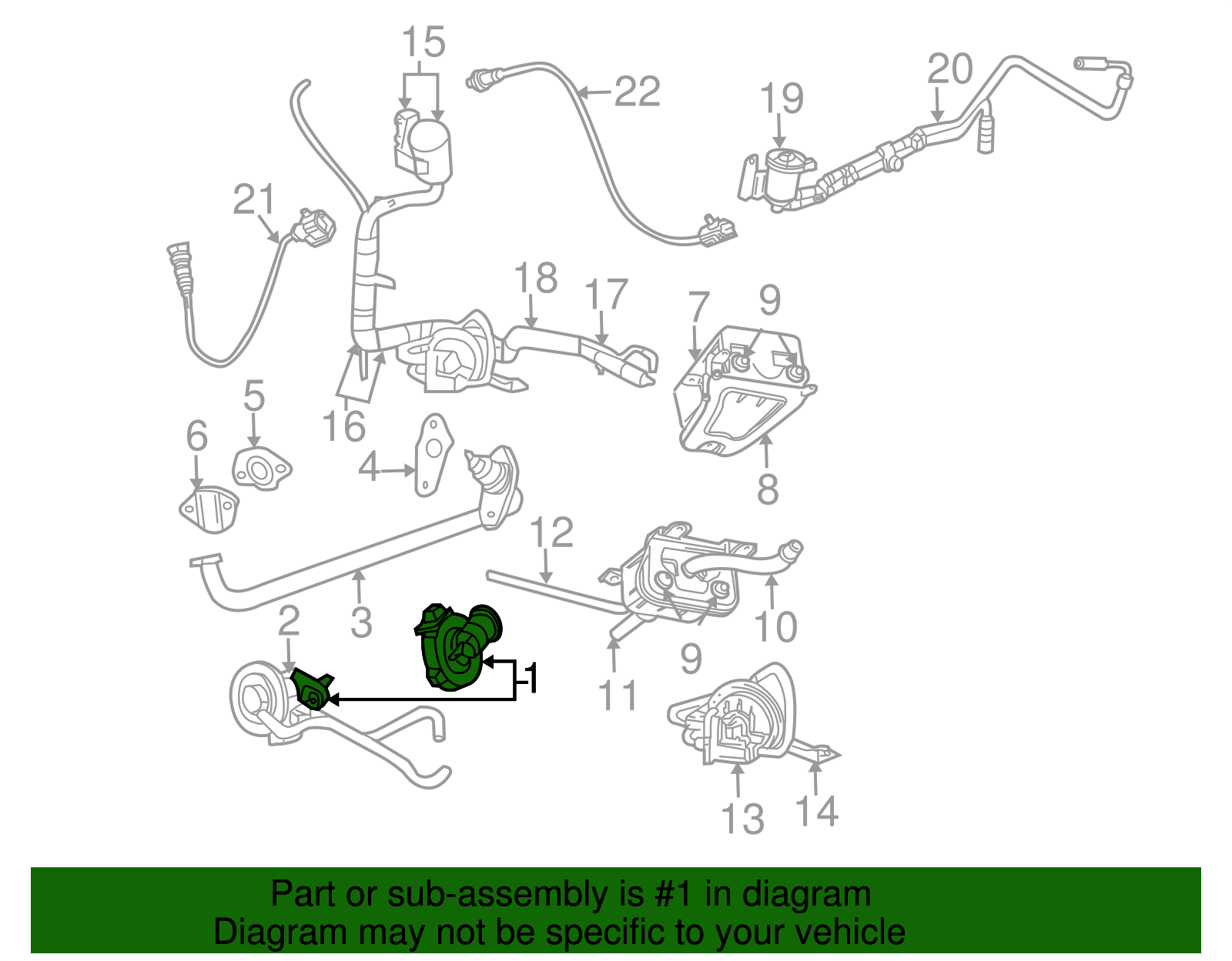 2004-2005 Mopar Egr Valve 04861635AG | Mopar Parts Canada
