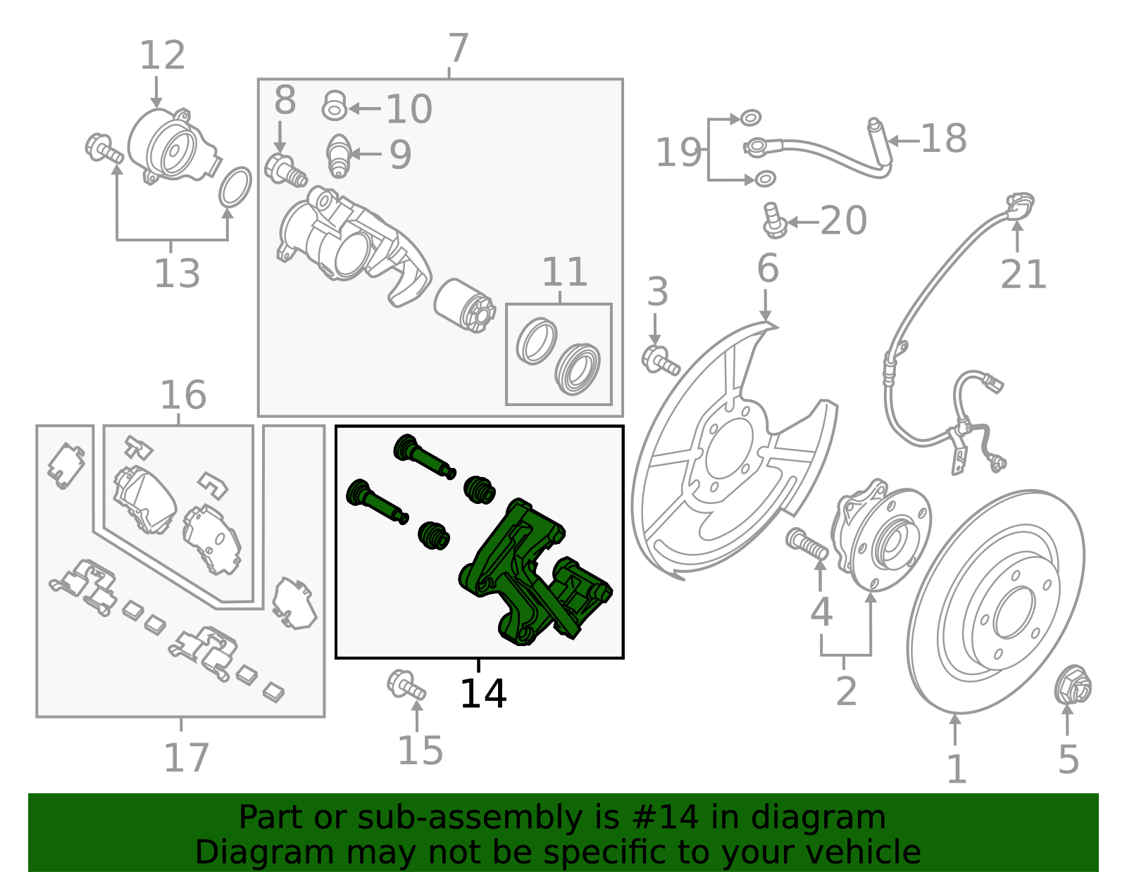 TKY8-26-29XA - 2016-2023 Mazda CX-9 - Caliper Support | Mazda Part Direct