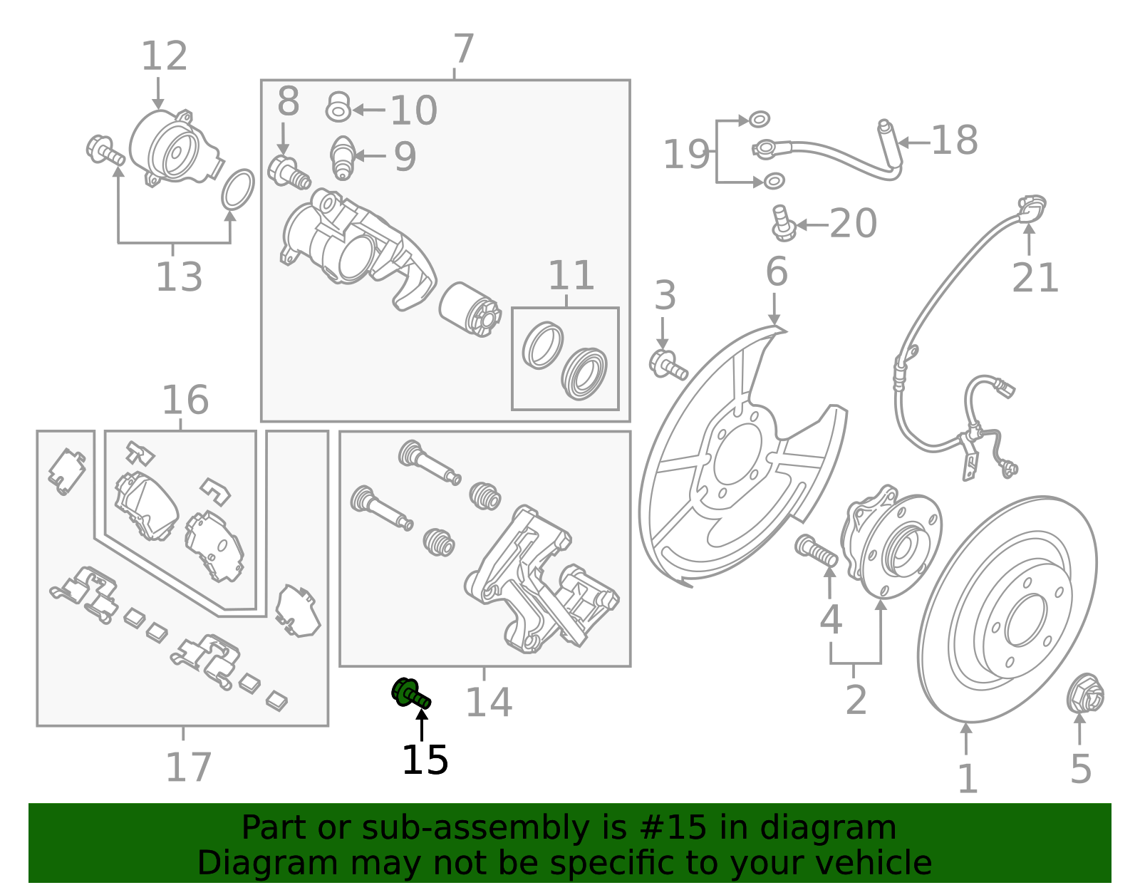 2013-2025 Mazda Disc Brake Caliper Bracket Mounting Bolt 9YA0-2A-421 ...