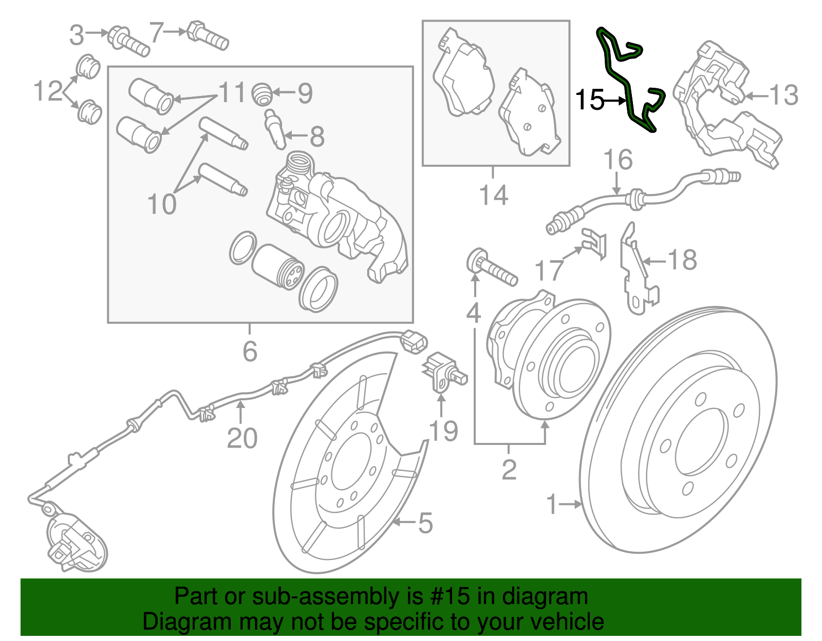 BPYK-26-380A - 2004-2015 Mazda - Disc Brake Spring | Mazda Part Direct