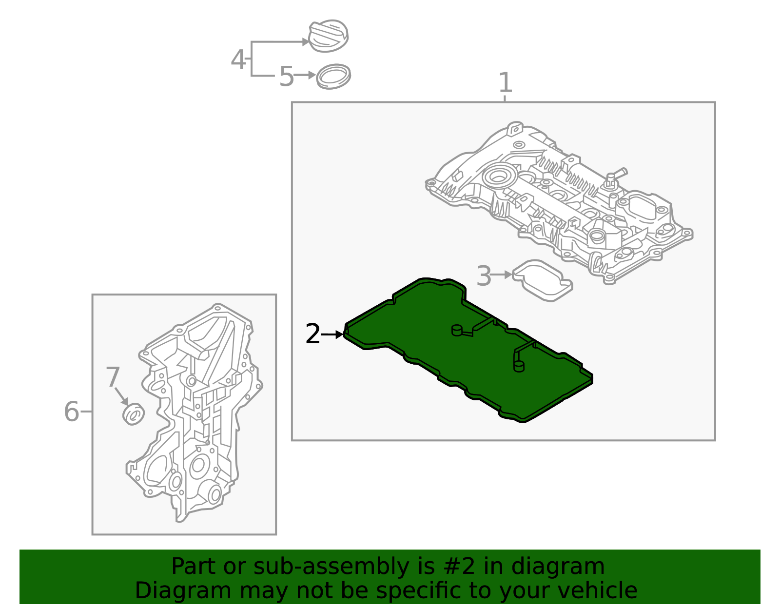22441-2E210 - Valve Cover Gasket 2014-2020 Kia | Kia.Parts Store