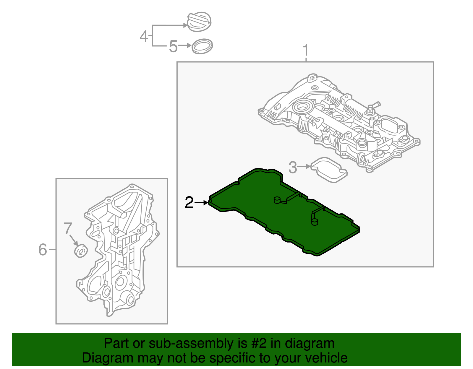 22441-2E210 - Valve Cover Gasket 2014-2020 Kia | Kia.Parts Store