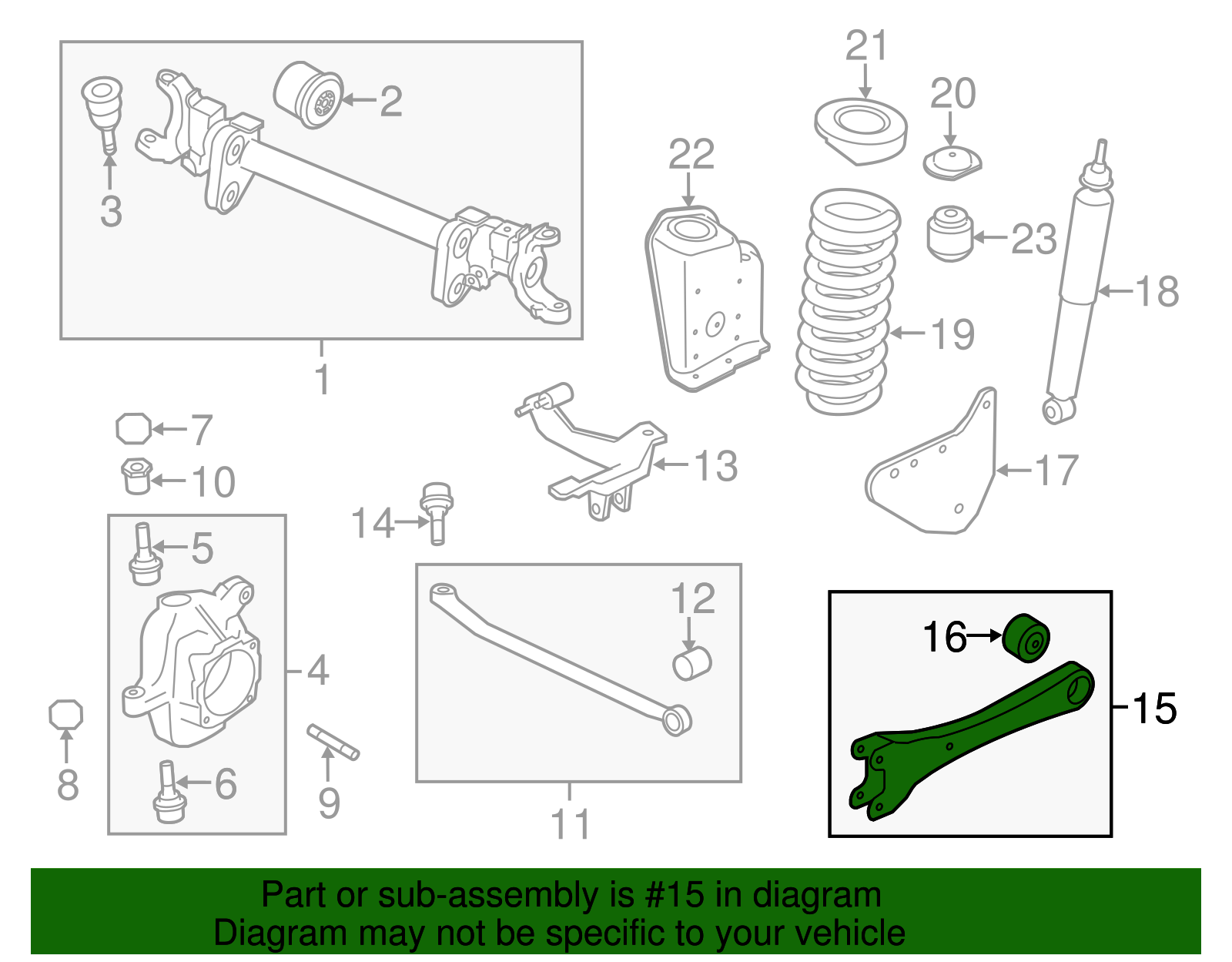 GC3Z-3A360-A - Radius Arm 2008-2016 Ford | Big 3 Auto Parts