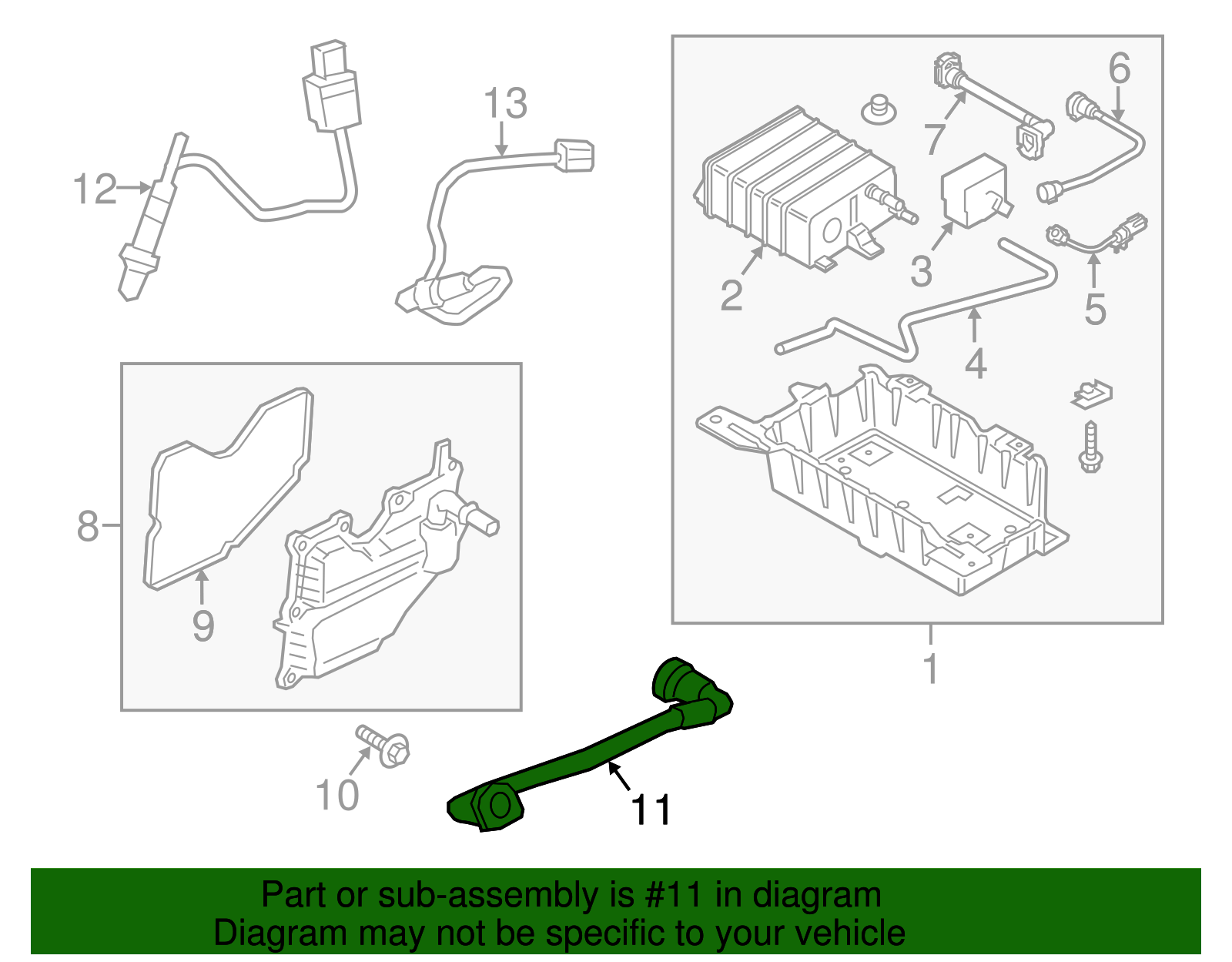 2015-2023 Ford Mustang Motorcraft™ PCV Valve Hose KCV-280 | Ford OEM Parts Outlet