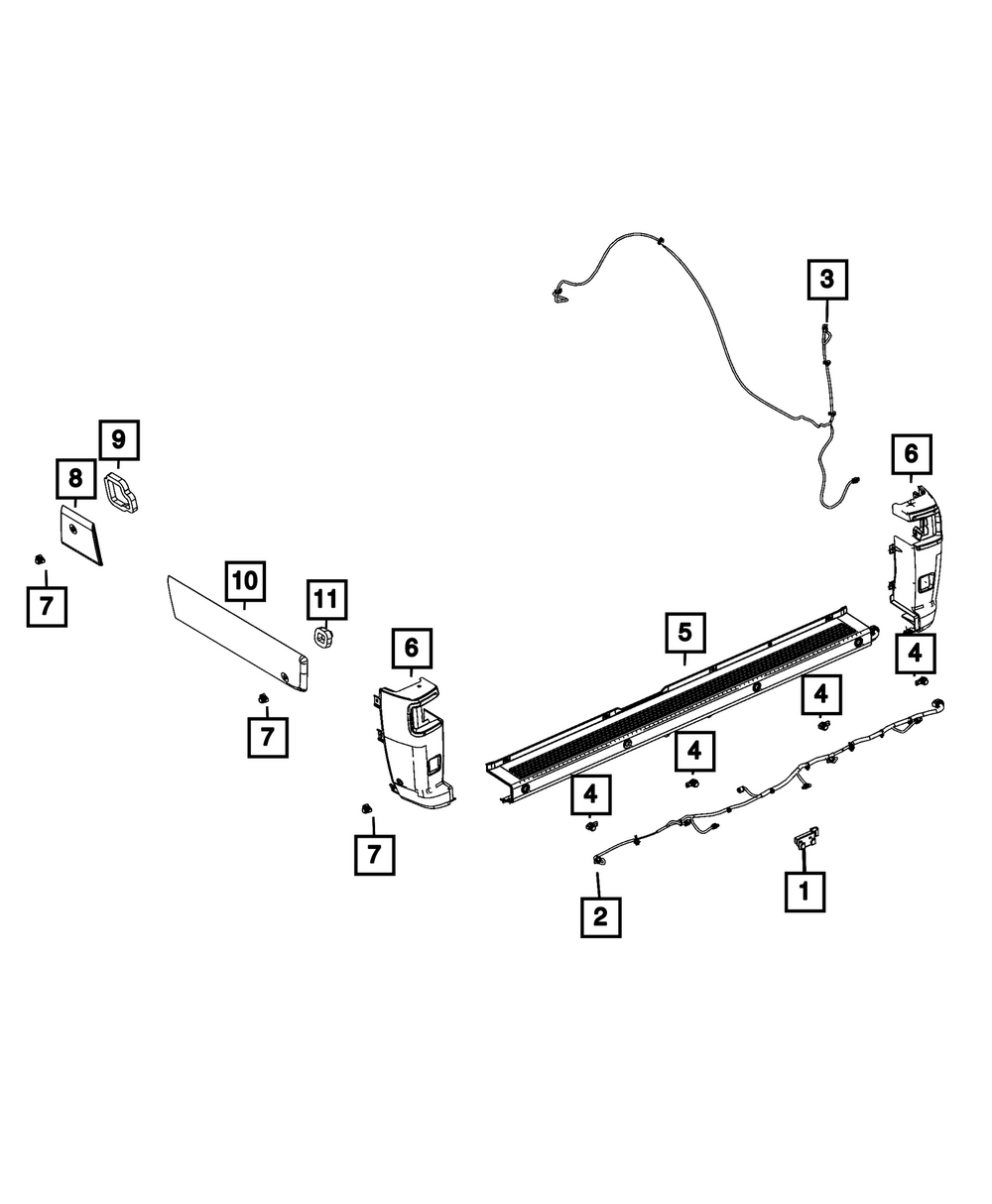 7DM82JXWAB - Door Outside Molding, Right 2023-2025 Ram | The Official ...