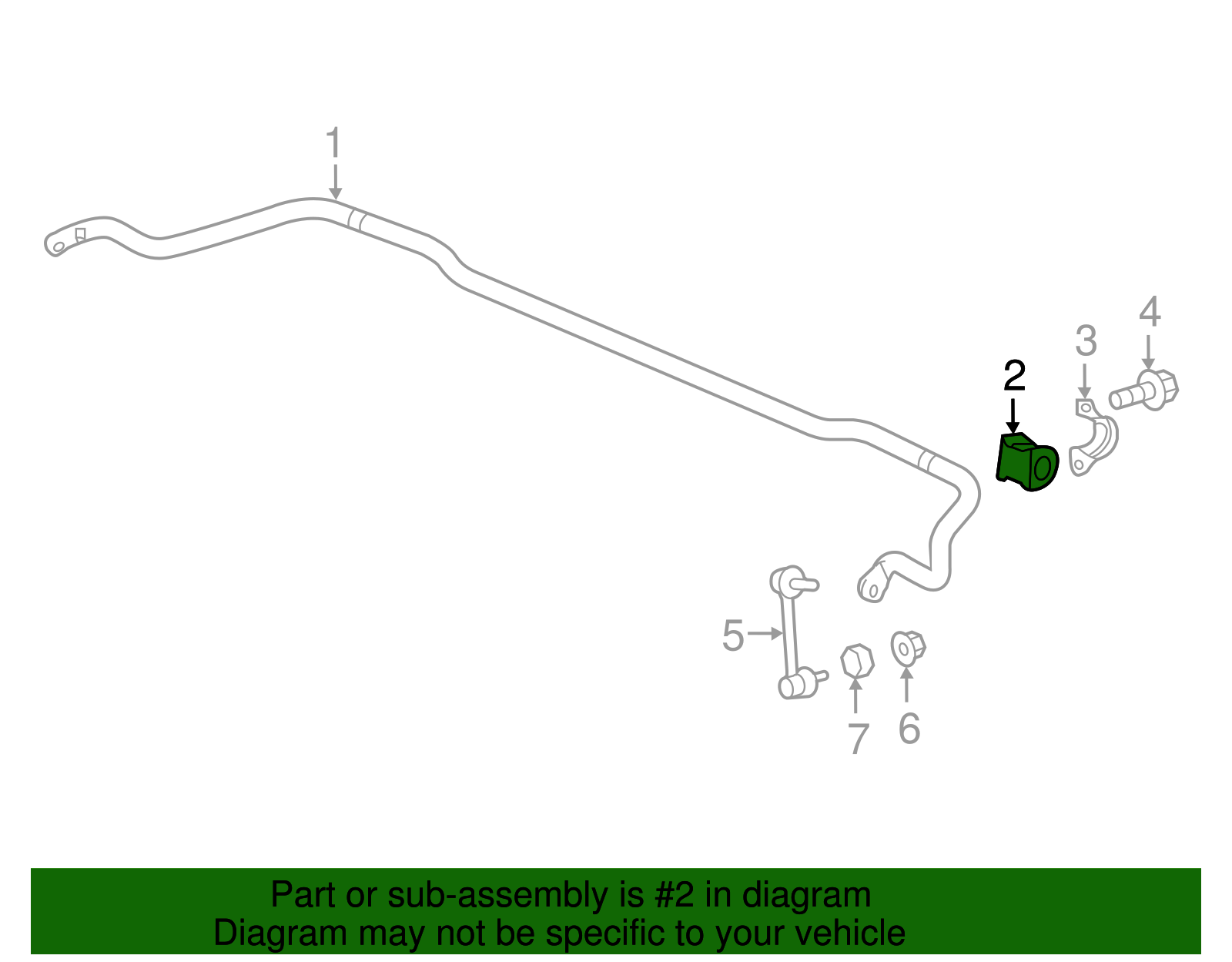 OEM 2009-2021 Honda Stabilizer Bar Bushing 52306-SZA-A01 | Honda ...