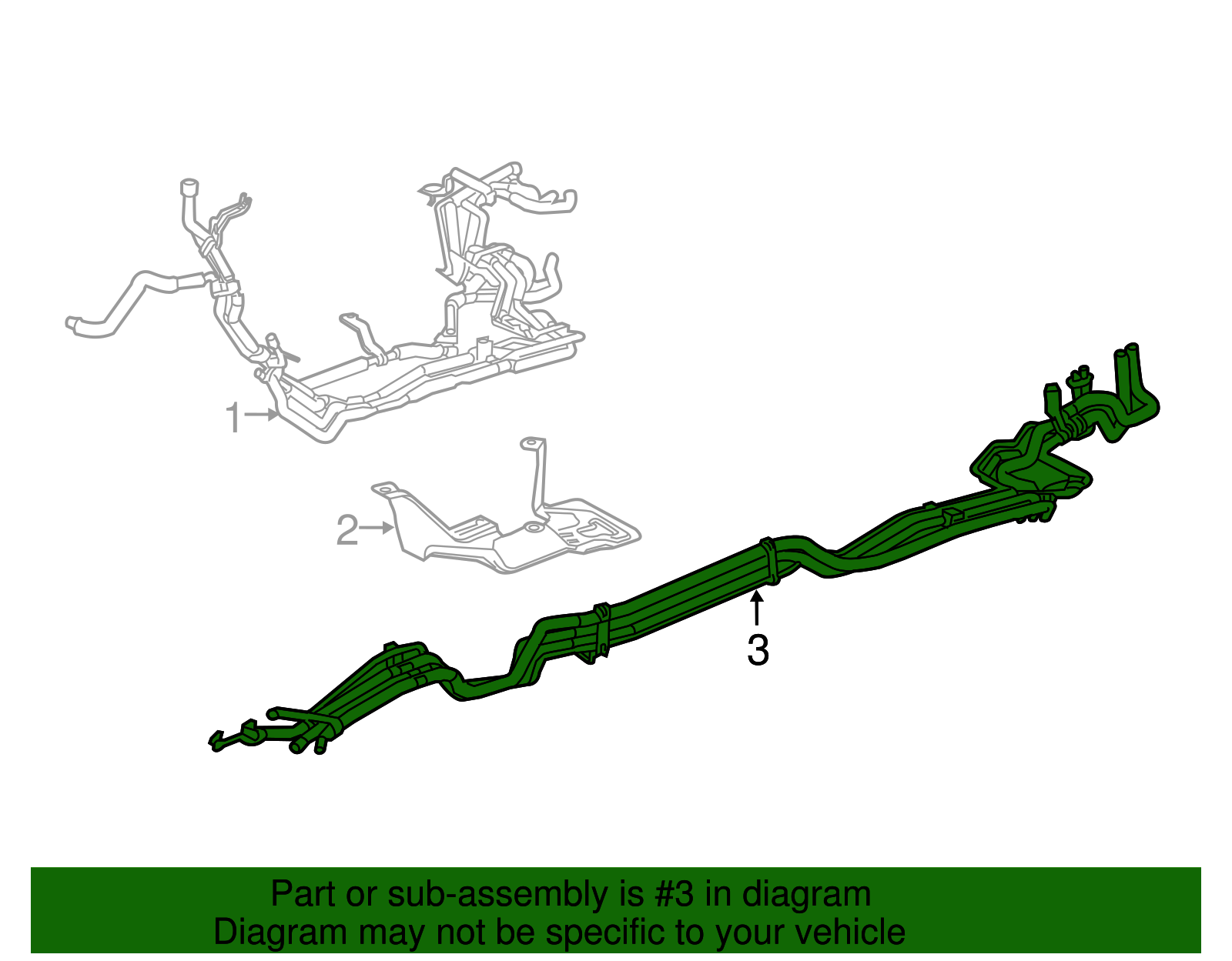 2014-2016 Toyota Highlander Rear AC Line 88840-0E080 | OEM Parts Online