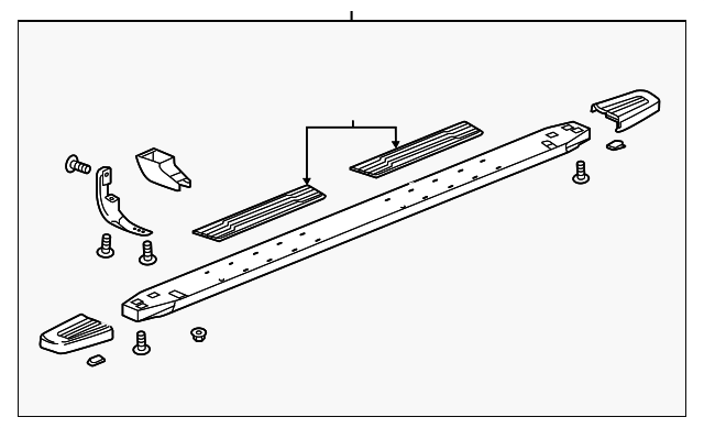 2020-2026 GM Step Bar Assembly 86574744 GM | GMPartsDirect.com