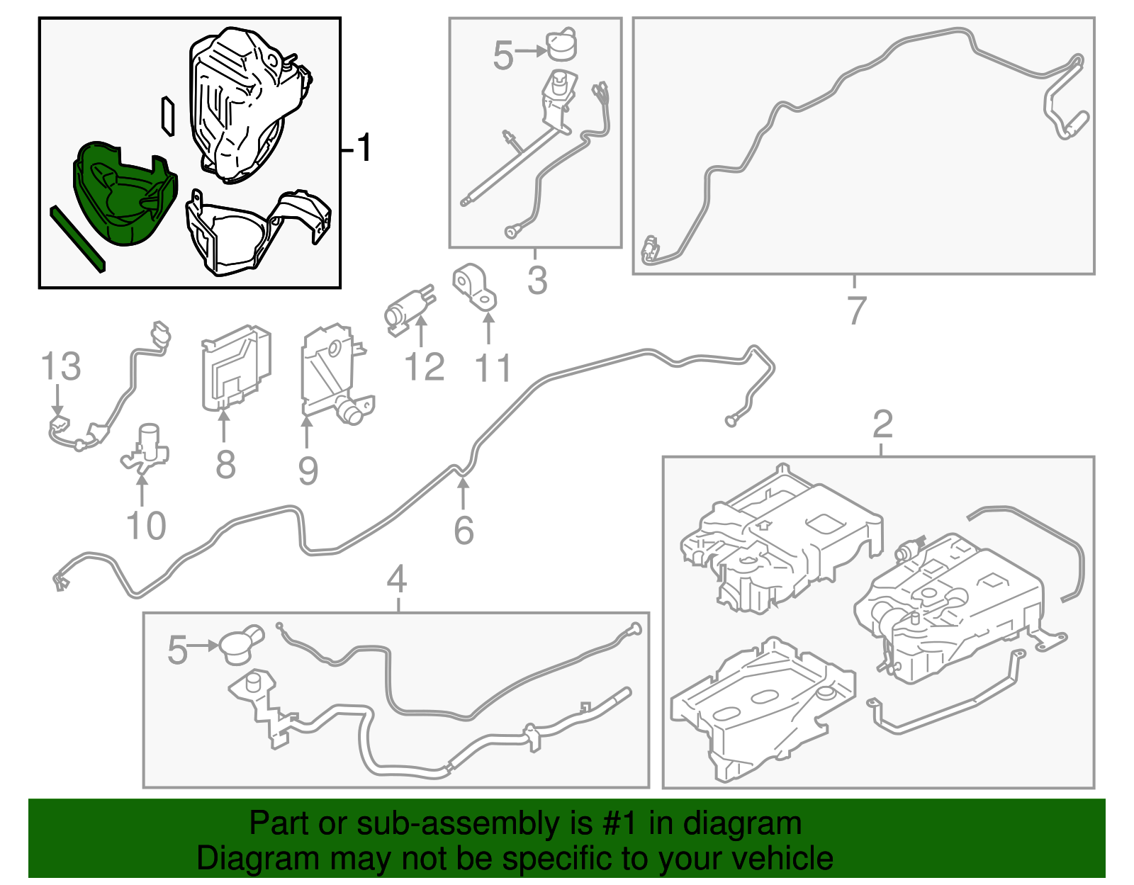 16197295653 - 2014-2018 BMW X5 Reservoir (16-19-7-295-653) | BMW of ...