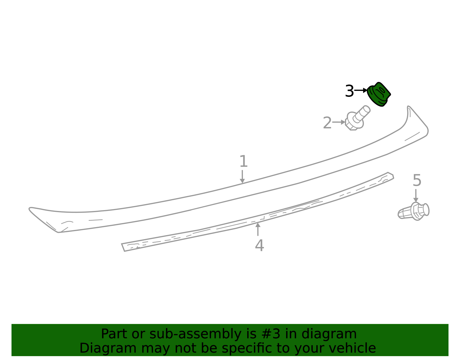 90182-06011 - Spoiler Retainer Nut - 2018-2024 Toyota | OEM Genuine ...