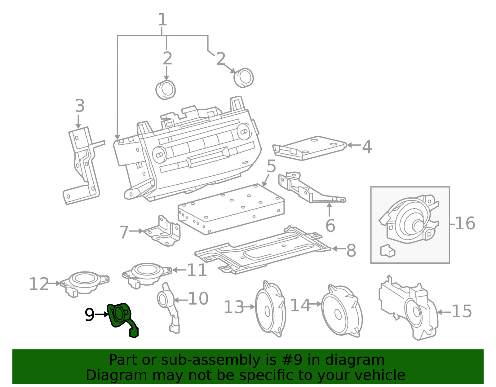 OEM Speaker 86150-60260 - Restore Crisp Sound Quality | AutoNation Parts