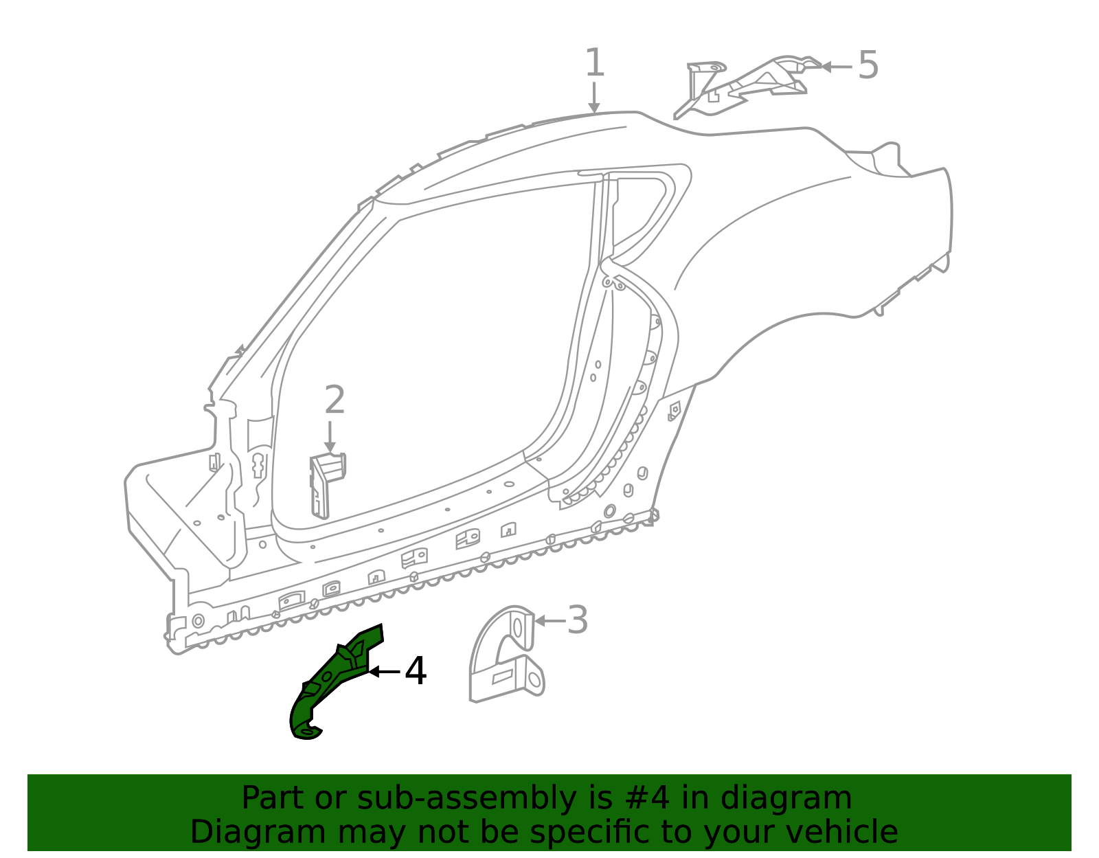 53879-WAA02 - High-Quality Fender Bracket for 2020-2025 Toyota GR Supra ...