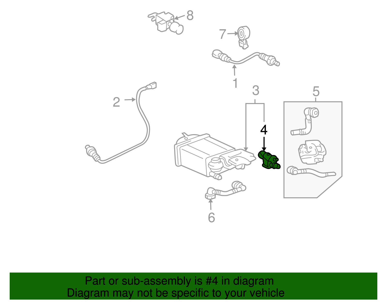 2002-2004 Toyota Vapor Canister Purge Solenoid 25860-0H020 | OEM Parts ...