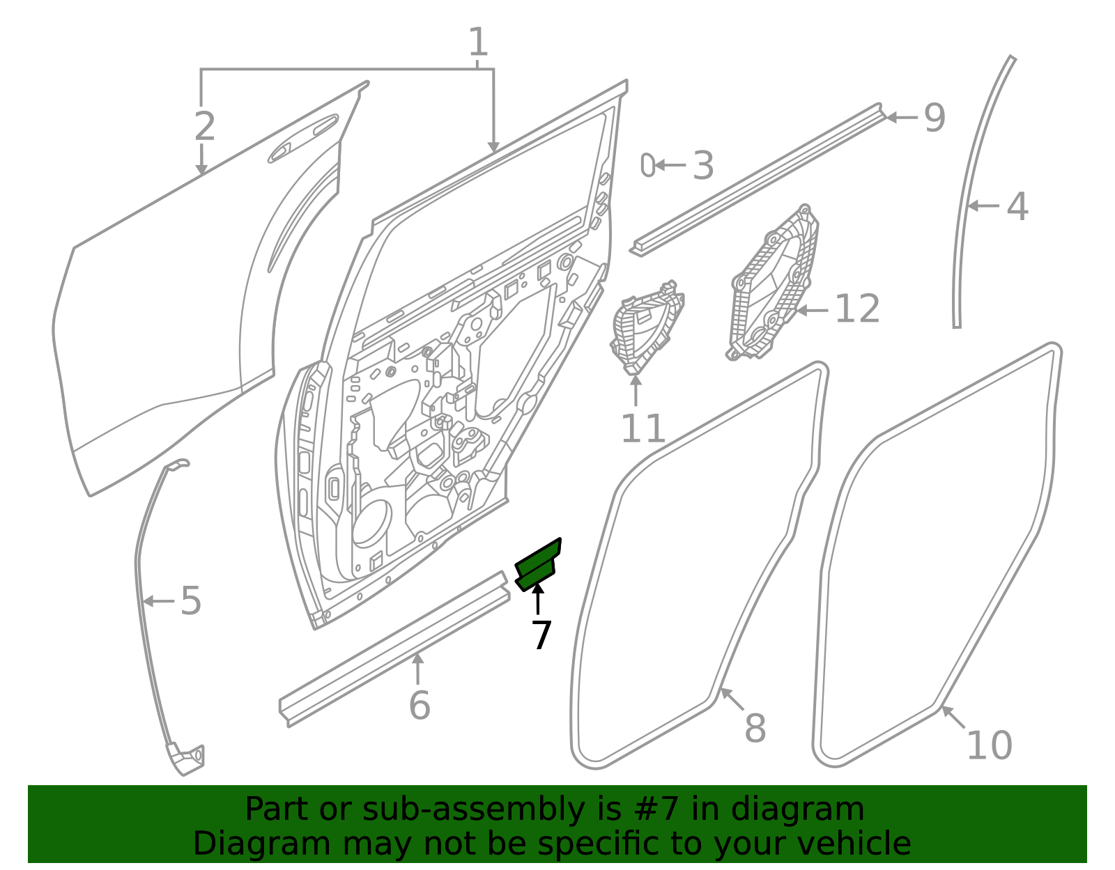 82838-7JA3A - Door Shell Seal 2025-2026 Nissan Armada | Official Nissan ...