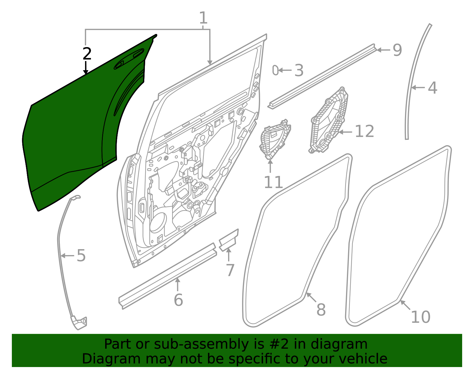 80901-7KU0A - Door Interior Trim Panel Official Nissan Parts Store