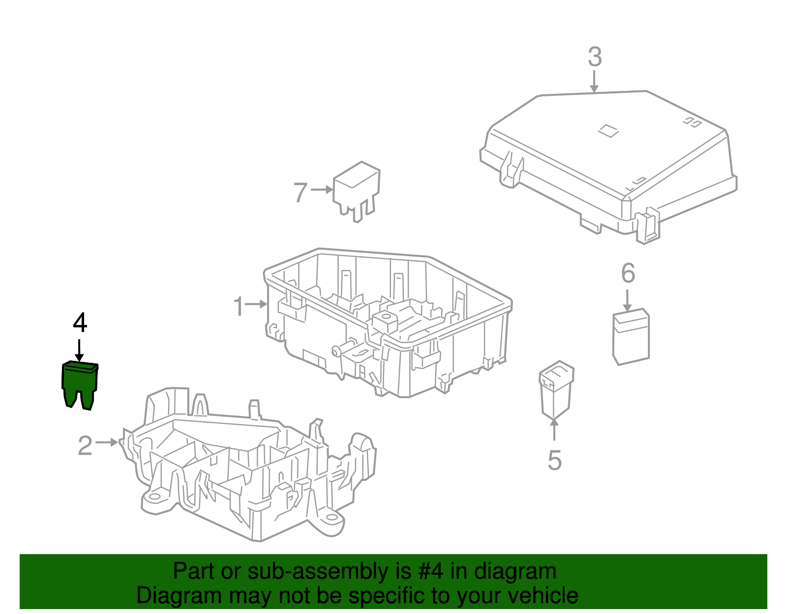 2003-2025 GM 30 AMP Fuse 22917202 | NewGMParts.com