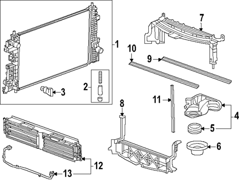 Radiator & Components for 2025 Buick Envista | GM Parts Center