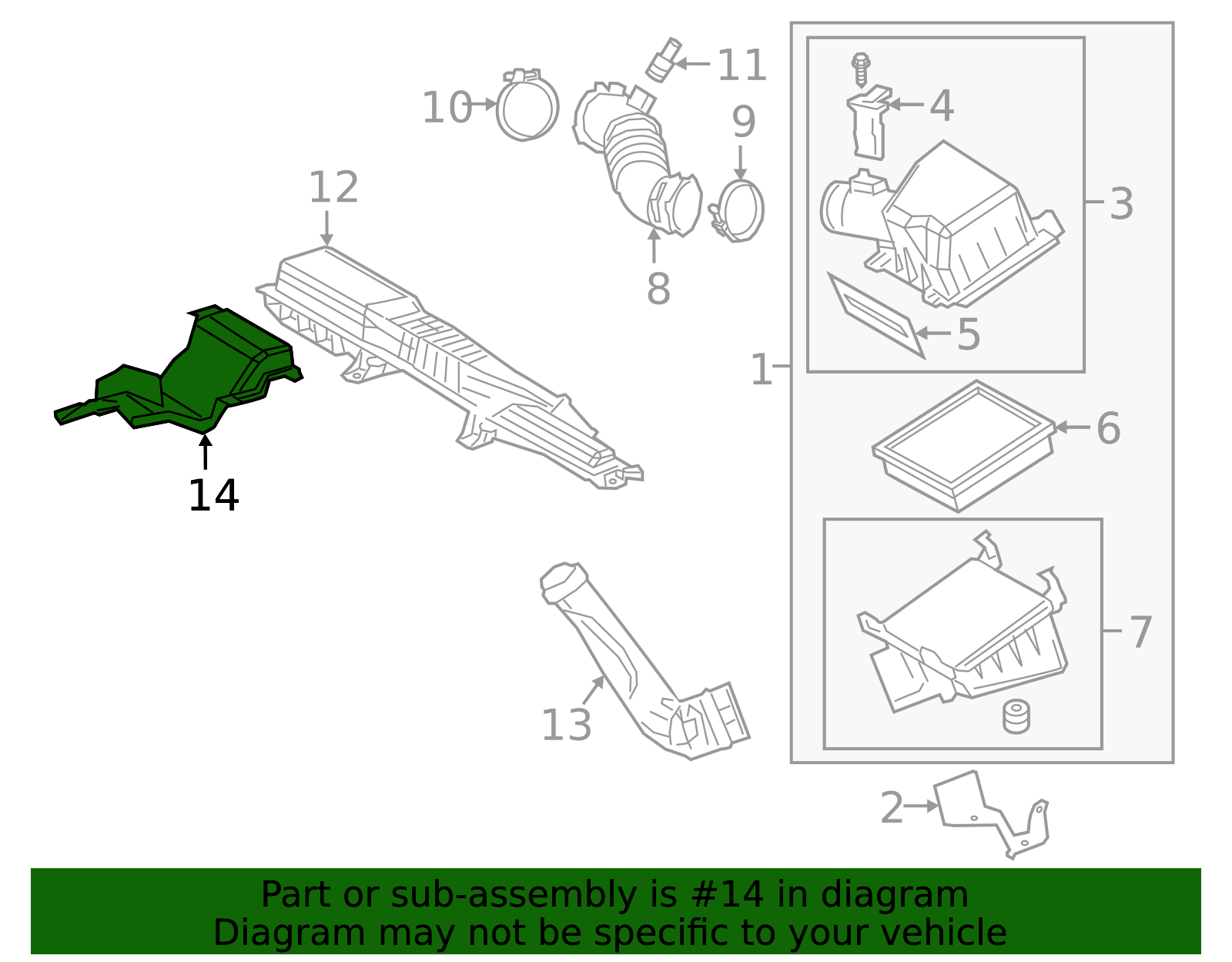 2019-2025 Lexus Engine Air Intake Hose 17753-24010 | OEM Parts Online