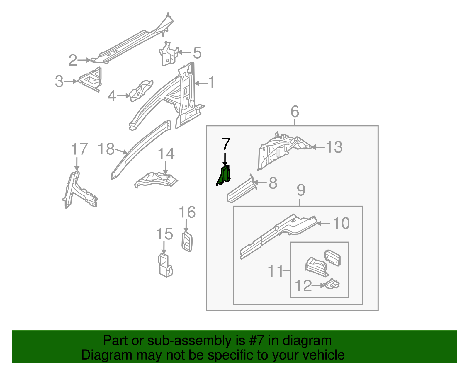 2004-2010 Volkswagen Touareg Bracket 7L0-805-669 | VW Direct Auto Parts