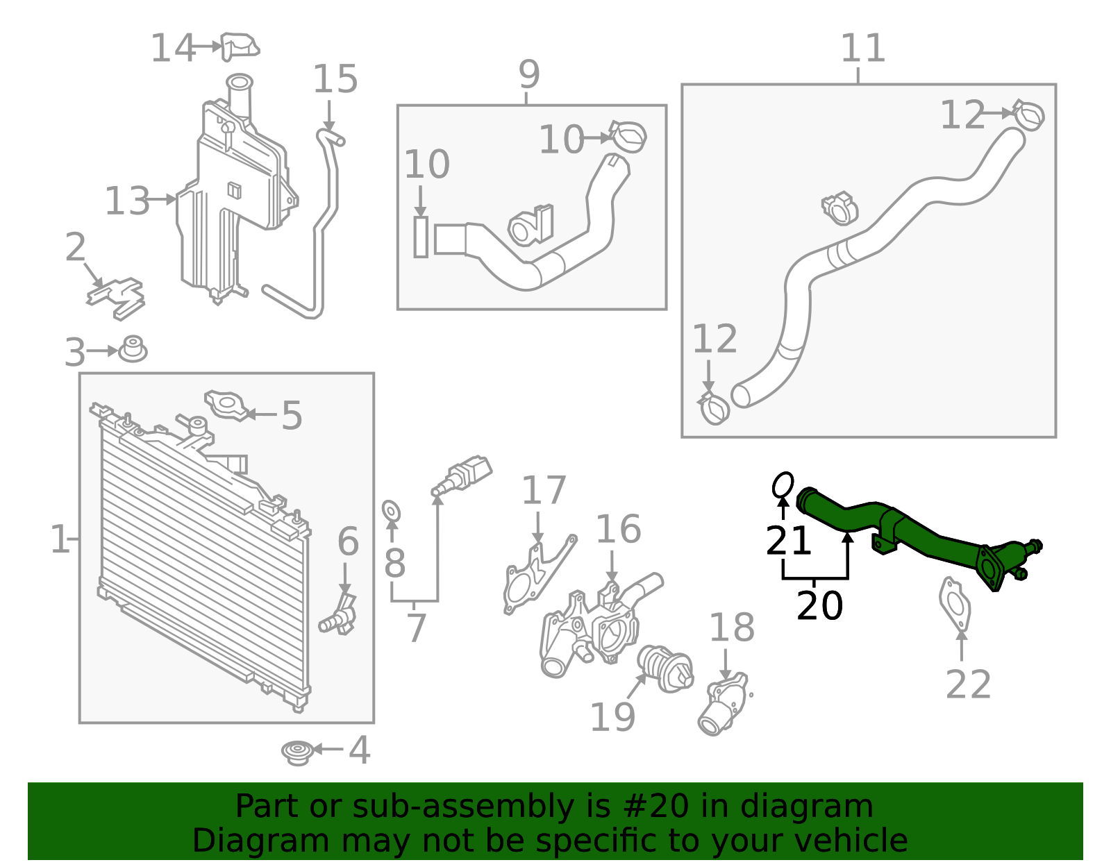 16268-WB002 - High-Quality Water Outlet Pipe O-Ring for 2016-2020 ...
