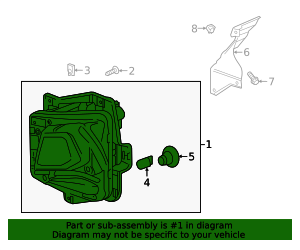 2020-2022 Chevrolet Blazer Headlamp Assembly 85568108 | OEM Parts Online