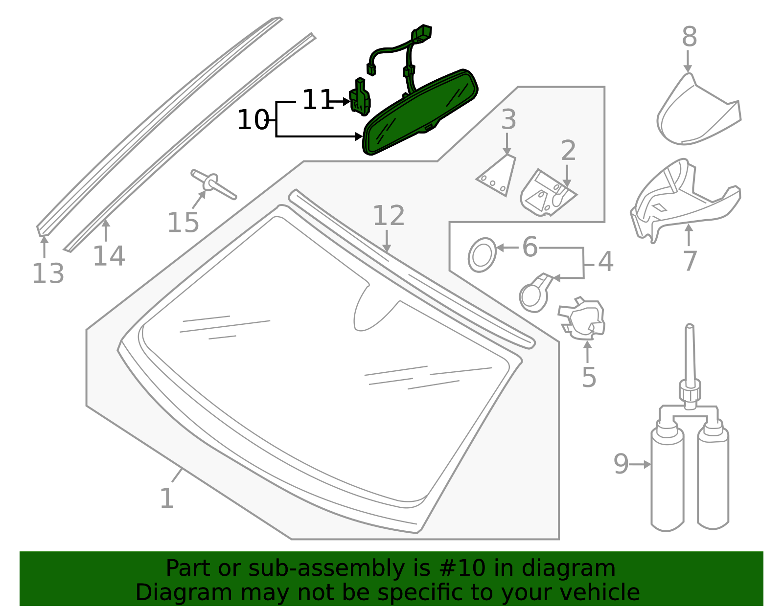 8T0-857-511-AC-DG8 - High-Quality Interior Rear View Mirror for 2015 ...