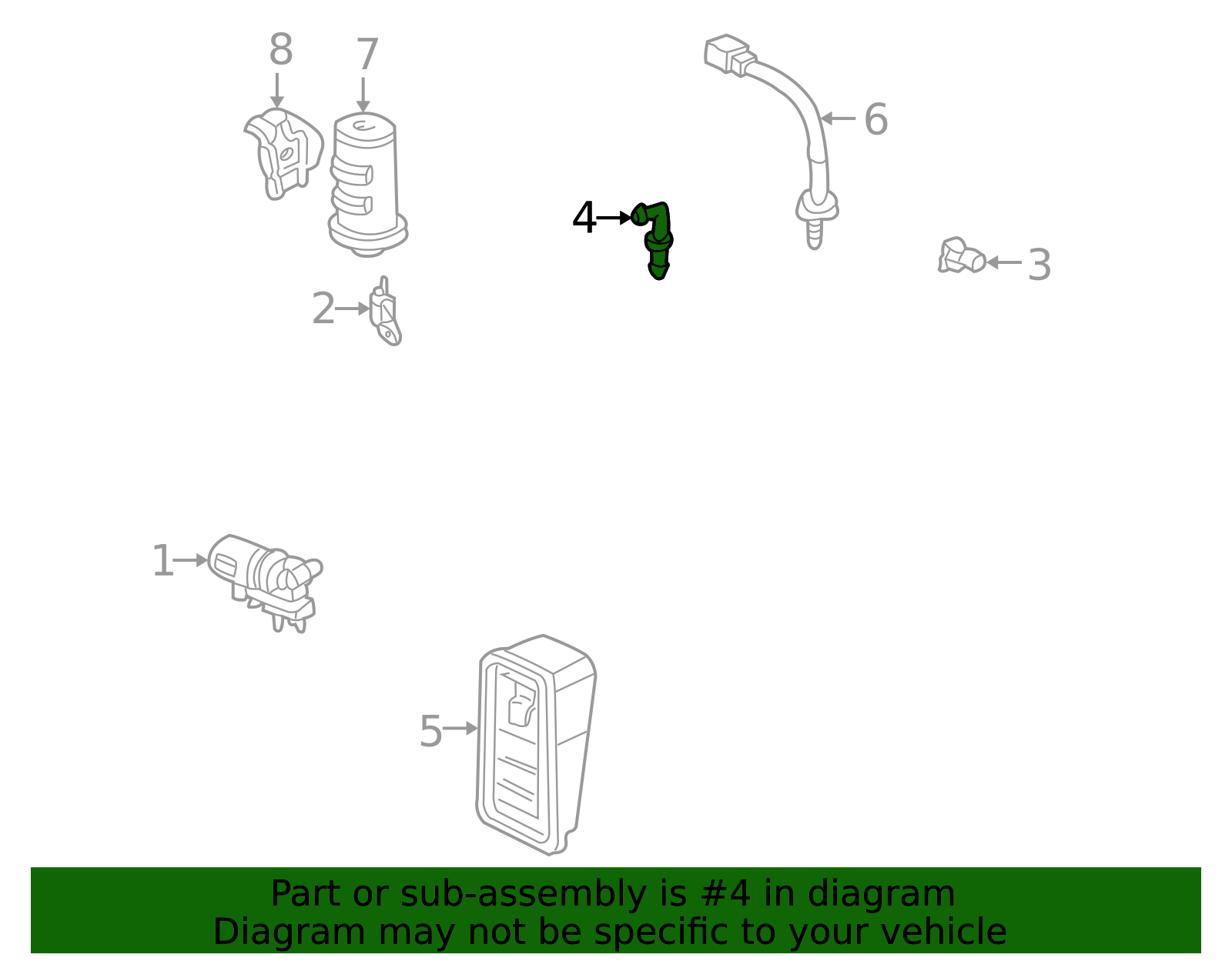 1994-2001 Acura Integra PCV Valve 17130-PM6-G01 | OEM Parts Online