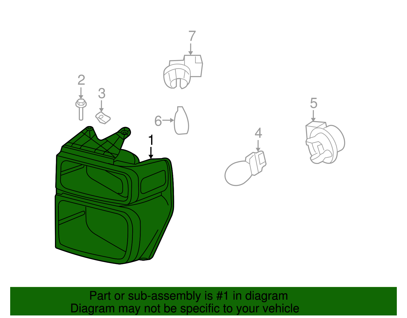 2008-2025 Ford Park Lamp 8C2Z-13200-B | TascaParts.com