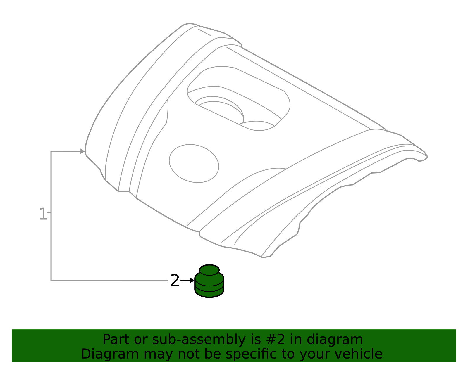 90118-WB452 - Engine Cover Insulator 2016-2020 Toyota | Longo Toyota Parts