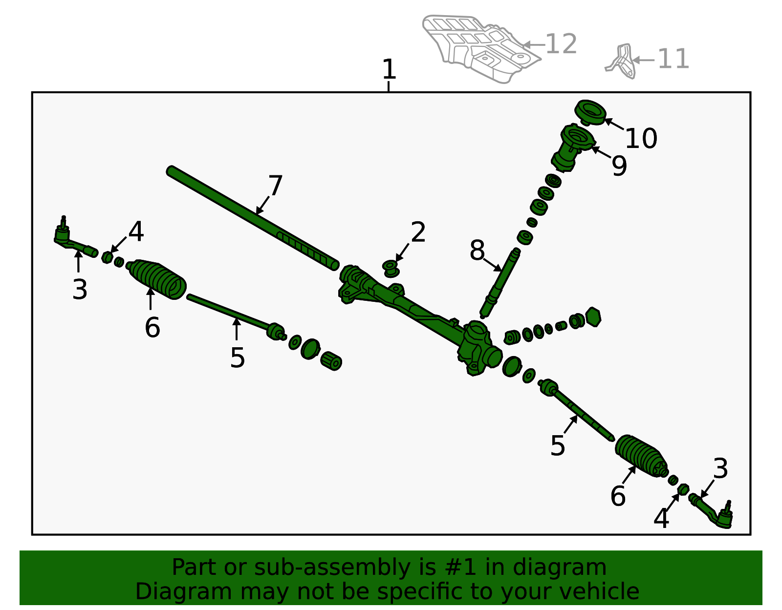 Genuine Gear Assembly for 2021-2025 Hyundai Elantra | Part# 56500-AA000 ...