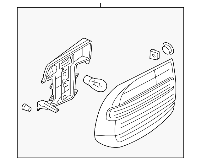 2008-2010 Porsche Cayenne Tail Lamp Assembly 955-631-488-11 | OEM Parts ...