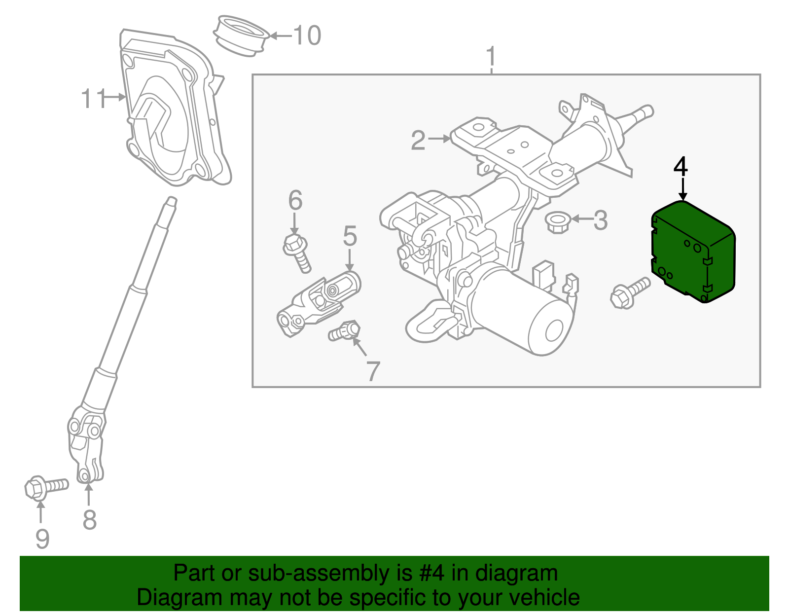 2014-2018 Nissan NV200 Power Steering Control Module 28500-3LN0A | Team ...