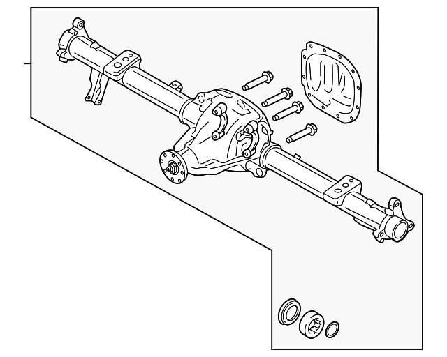 JL3Z-4010-E - Axle Housing 2015-2020 Ford F-150 | Ford Parts Direct