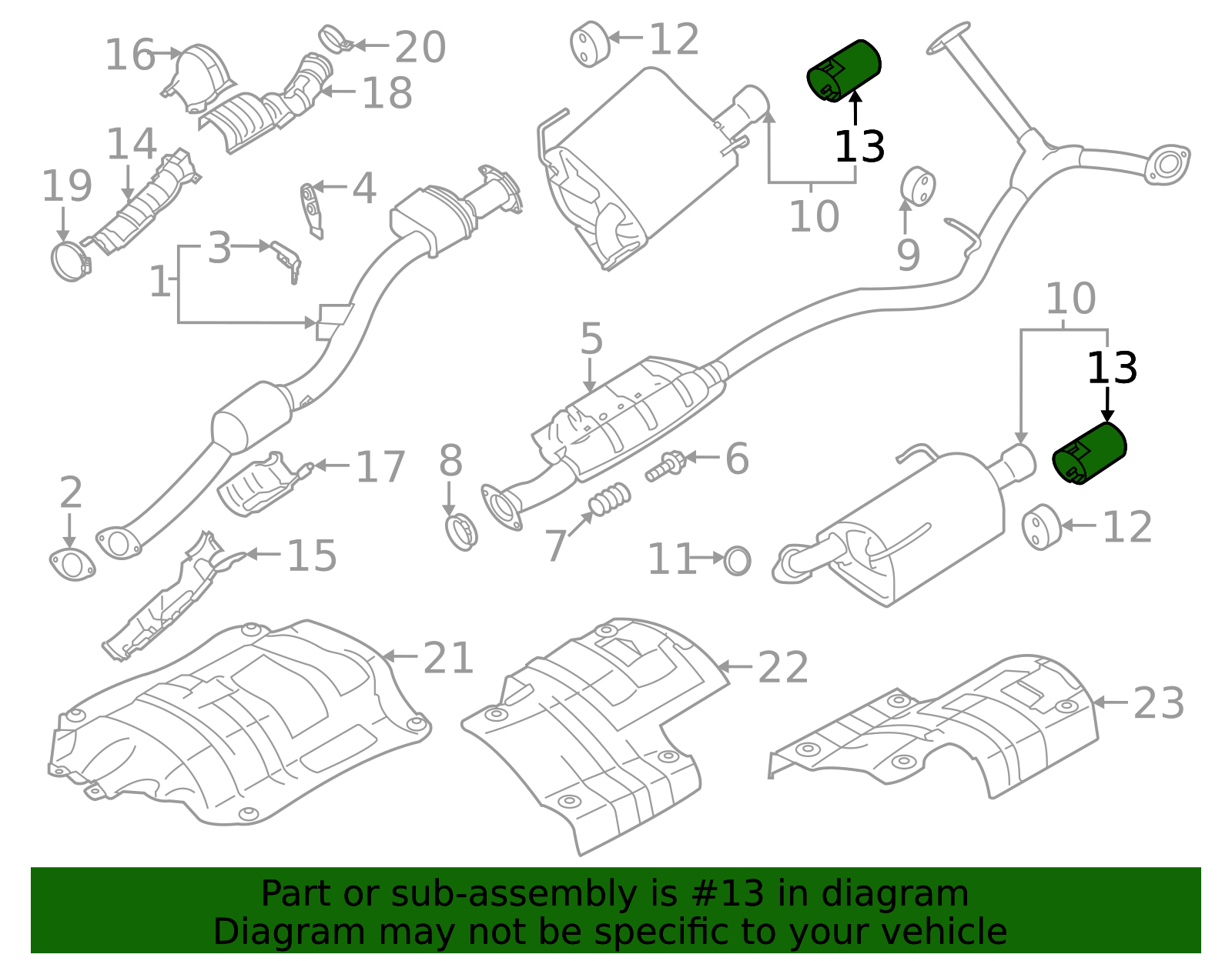 44371AG221 - 2020-2024 Subaru - Tail Panel Extension | OEM Subaru Parts ...