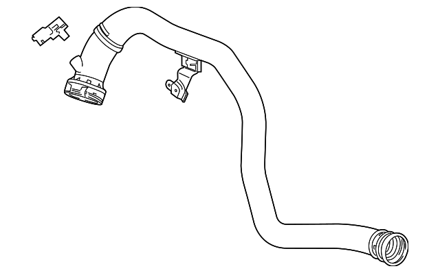 2016-2022 Chevrolet Malibu Inter-Cooler Hose 84843175 GM ...