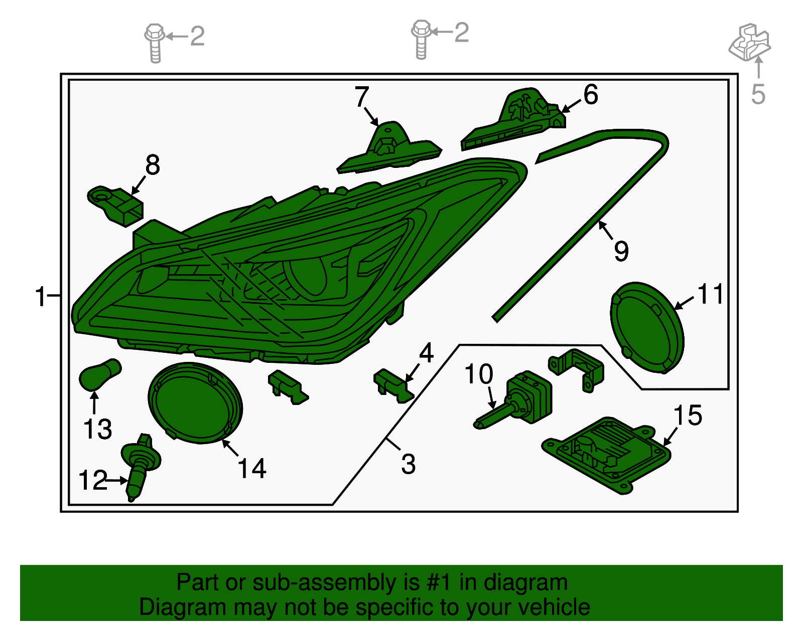 2017-2020 Genesis G80 Composite Assembly 92102-B1150 | OEM Parts Online