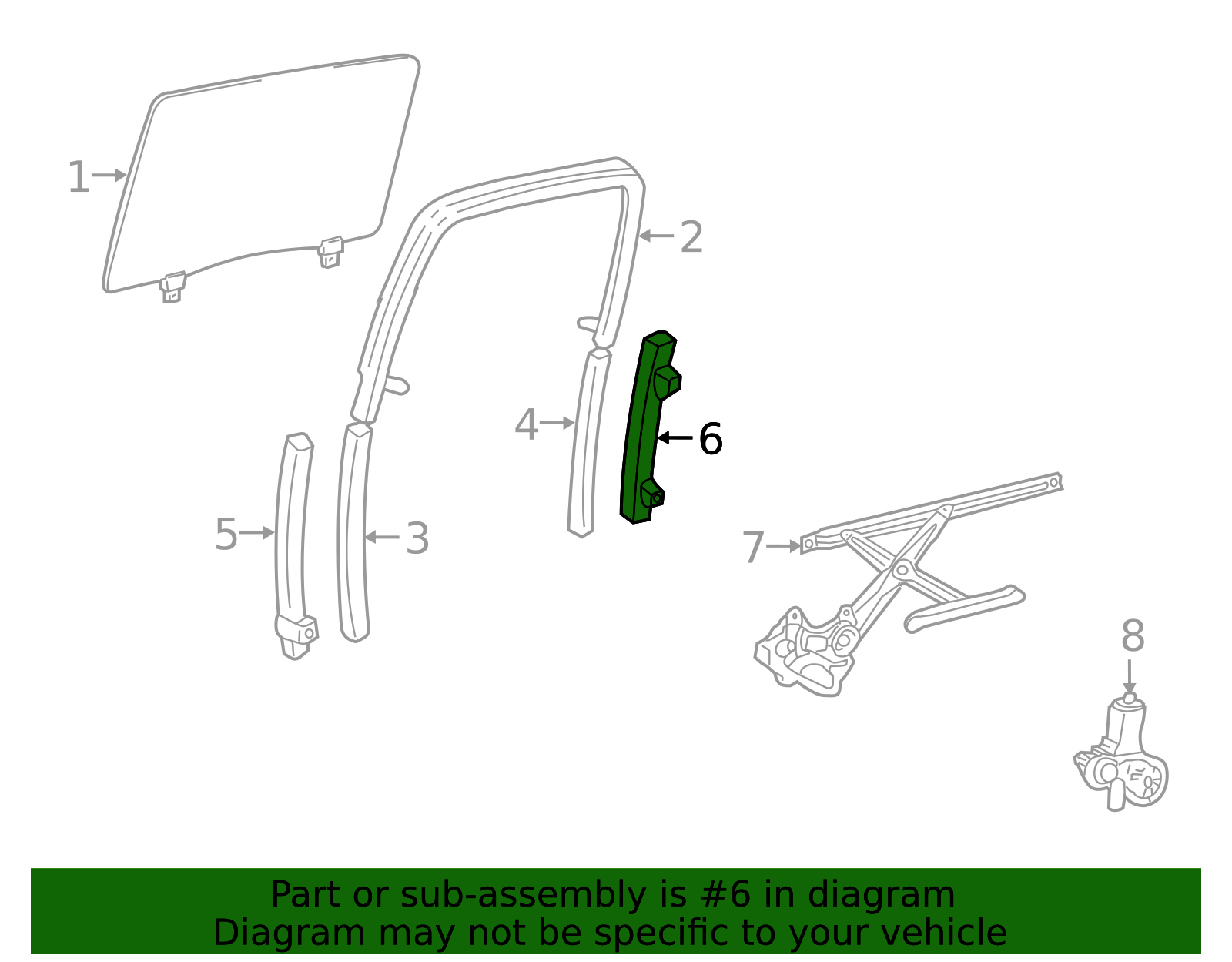 67407-04030 - High-Quality Guide Channel for AutoNation Parts