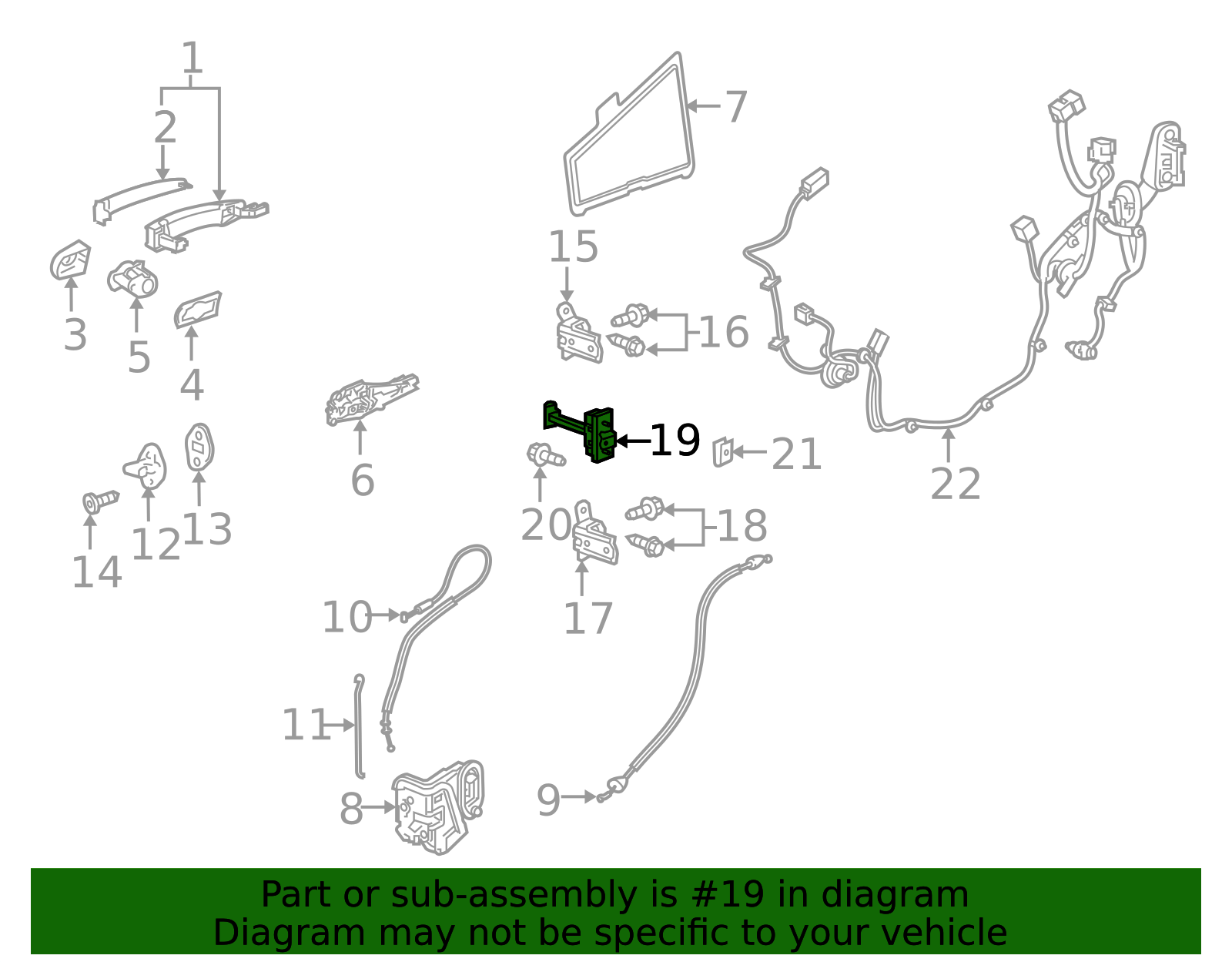 2019-2025 GM Door Check 85638642 | GM Parts Center