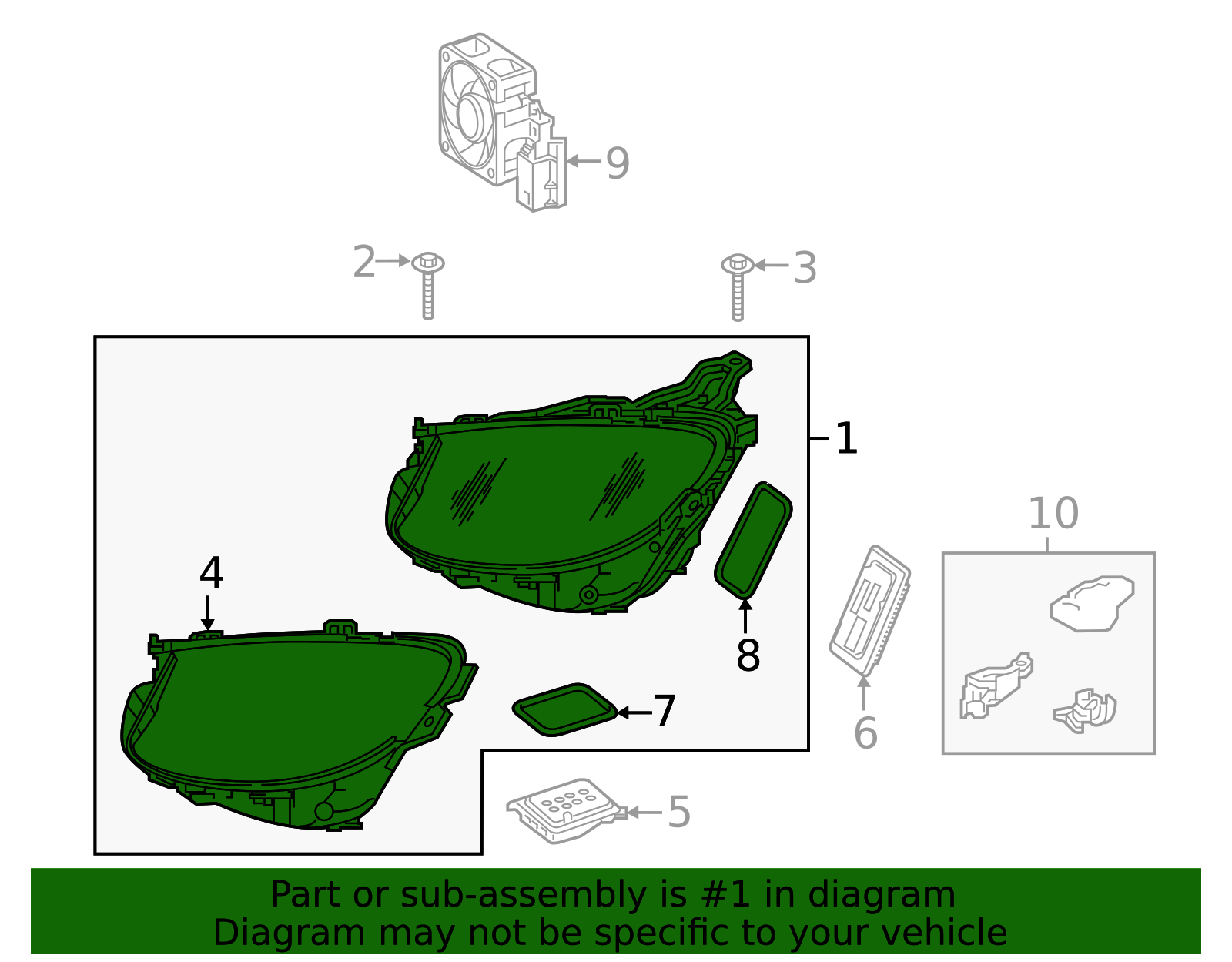 213-906-35-10 - Headlamp Assembly 2021-2023 Mercedes-Benz | Mercedes ...