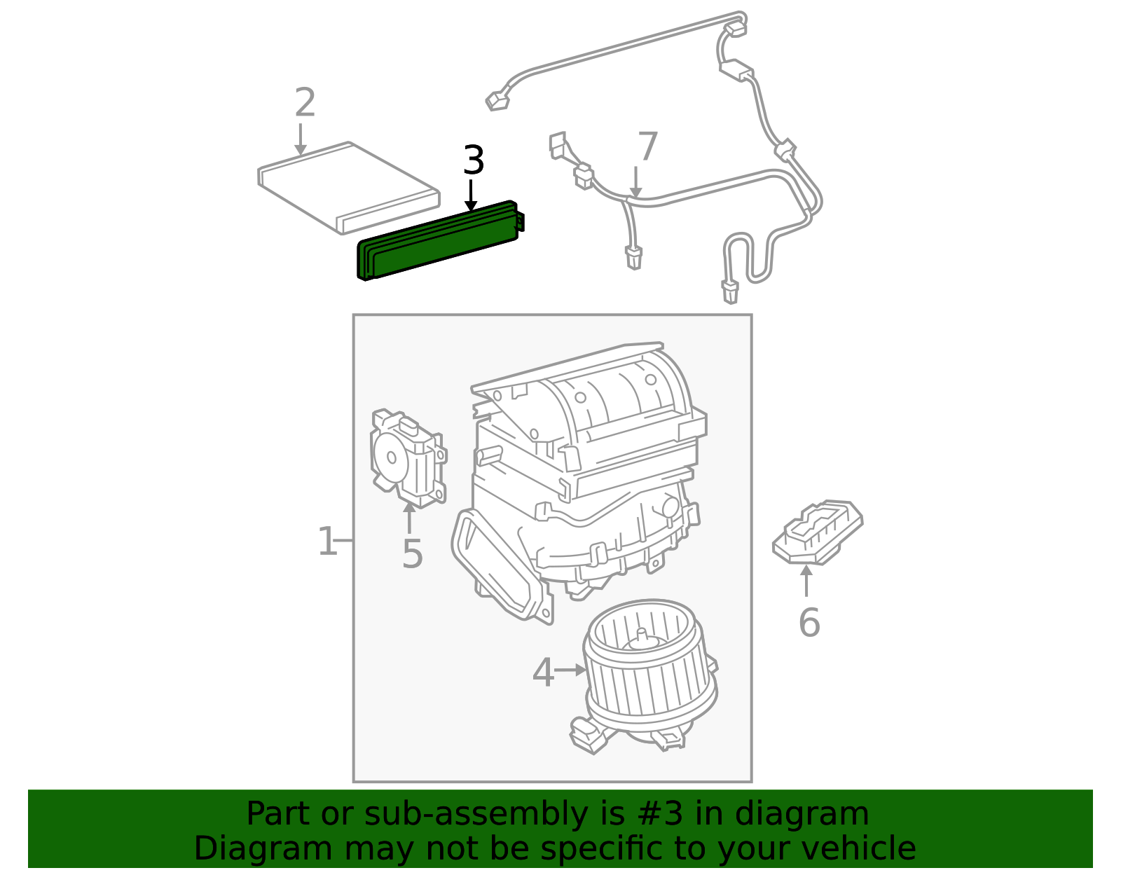 88548-42020 - Cabin Air Filter Cover 2006-2020 Toyota | Longo Toyota Parts