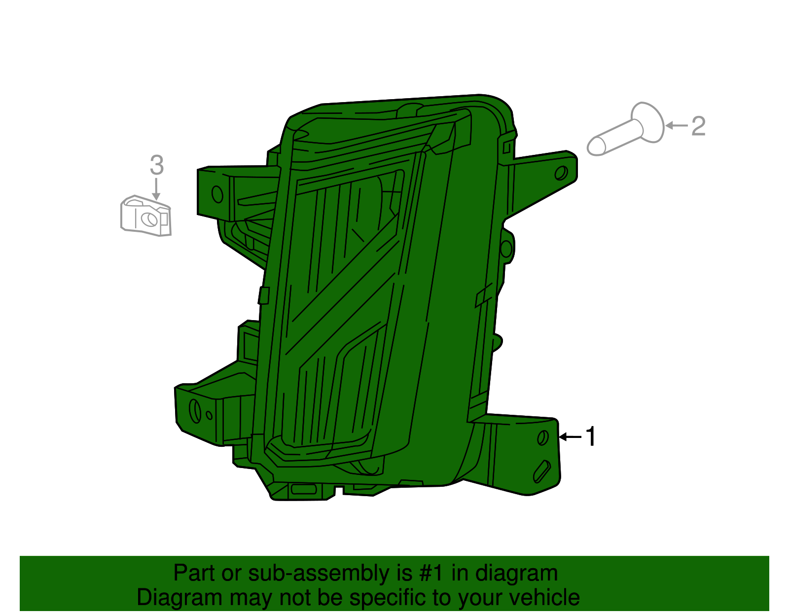 2021-2025 Cadillac XT5 Passenger Side Cornering Lamp 84899147 | Shop ...