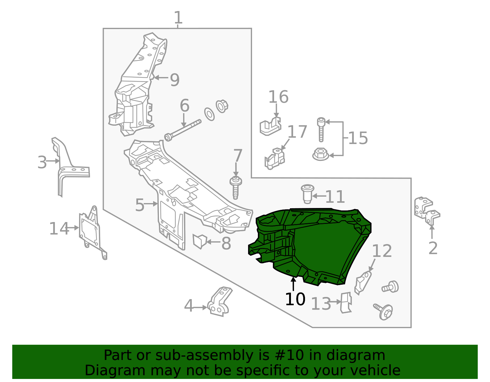 222-620-01-02 - Mount Frame 2014-2020 Mercedes-Benz | Mercedes-Benz ...